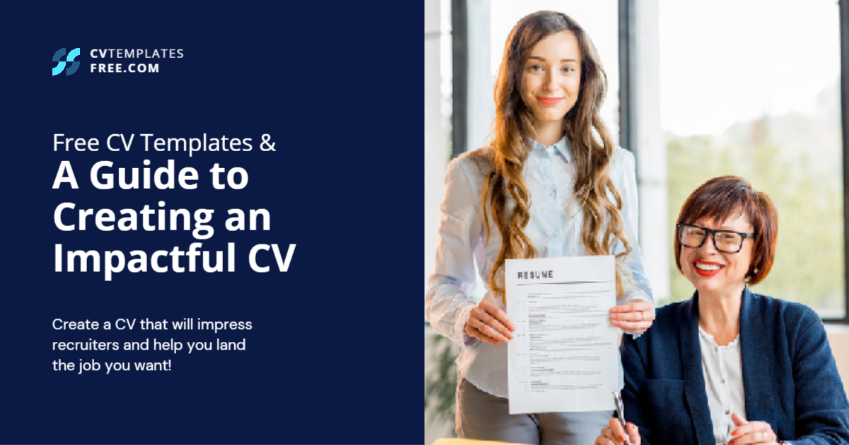 A Guide to Creating a CV - CVTemplatesFree.com